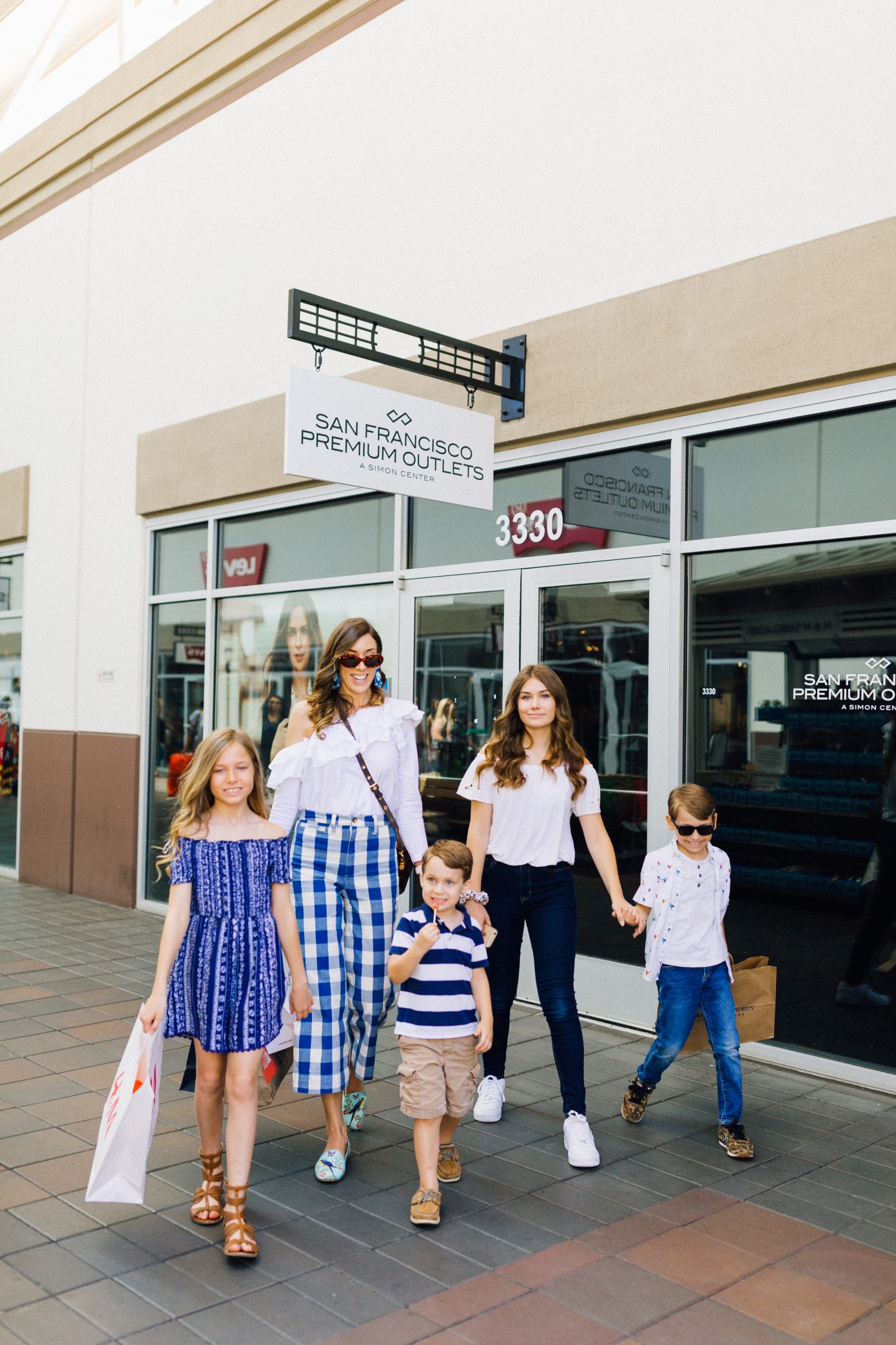 Back To School Shopping At The San Francisco Premium Outlets